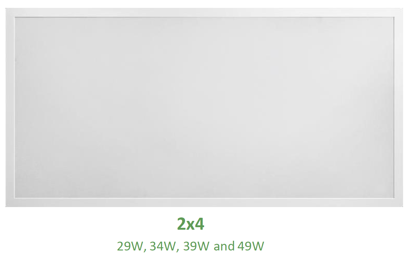 Buy New - 29W+34W+39W+49W 2ft. X 4ft. LED Panel / 120° / Default 5K ...